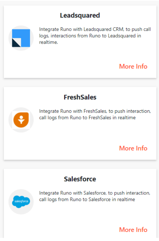 Integrations - Runo